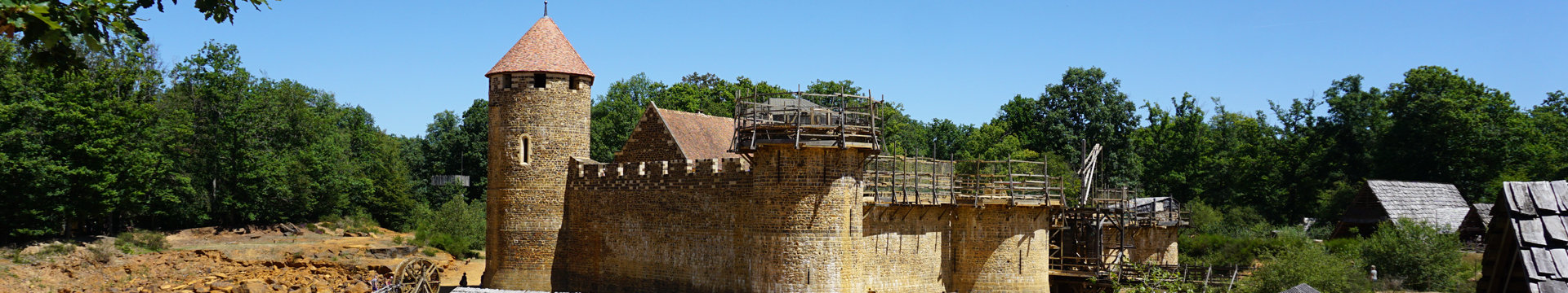 Les plans du château – Guédelon